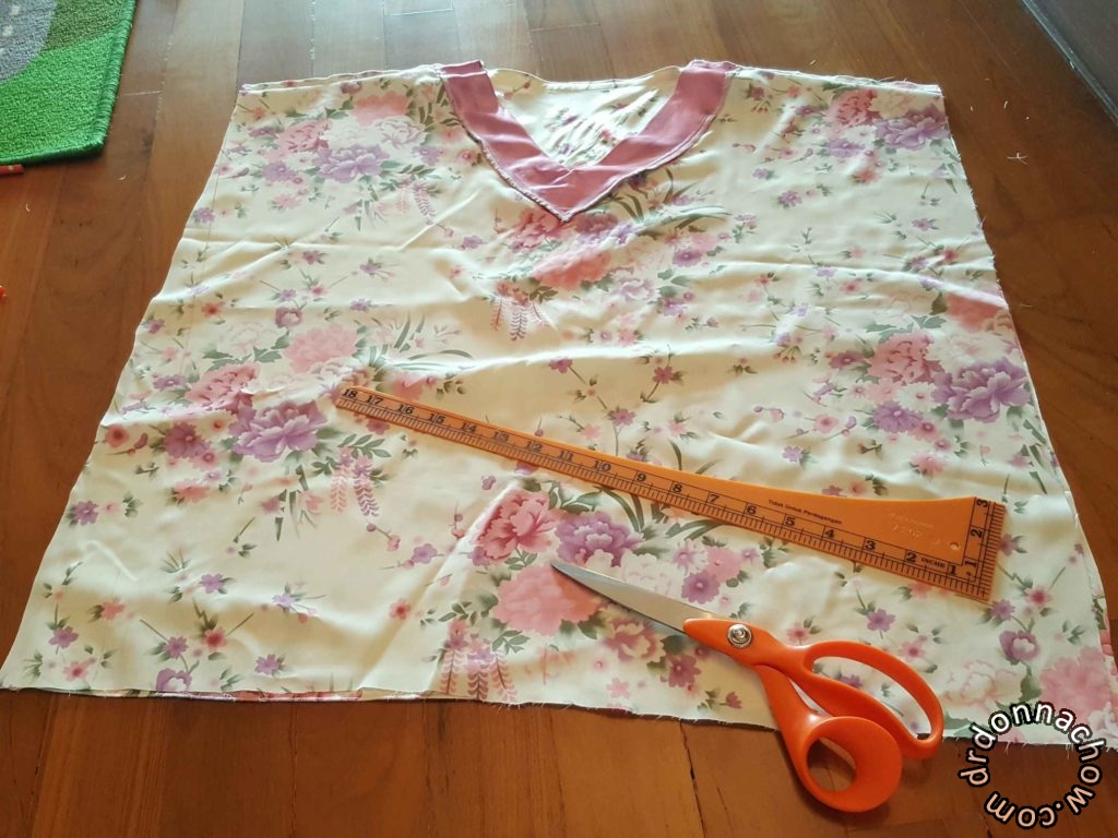 How to sew a simple square silk blouse | Dr Donna Chow